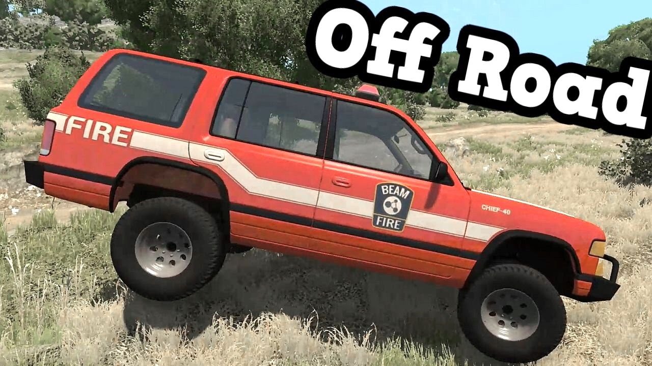 BeamNG Drive 0.4.3.2 - Gavril Roamer Fire Chief Version Off Road Drive ...