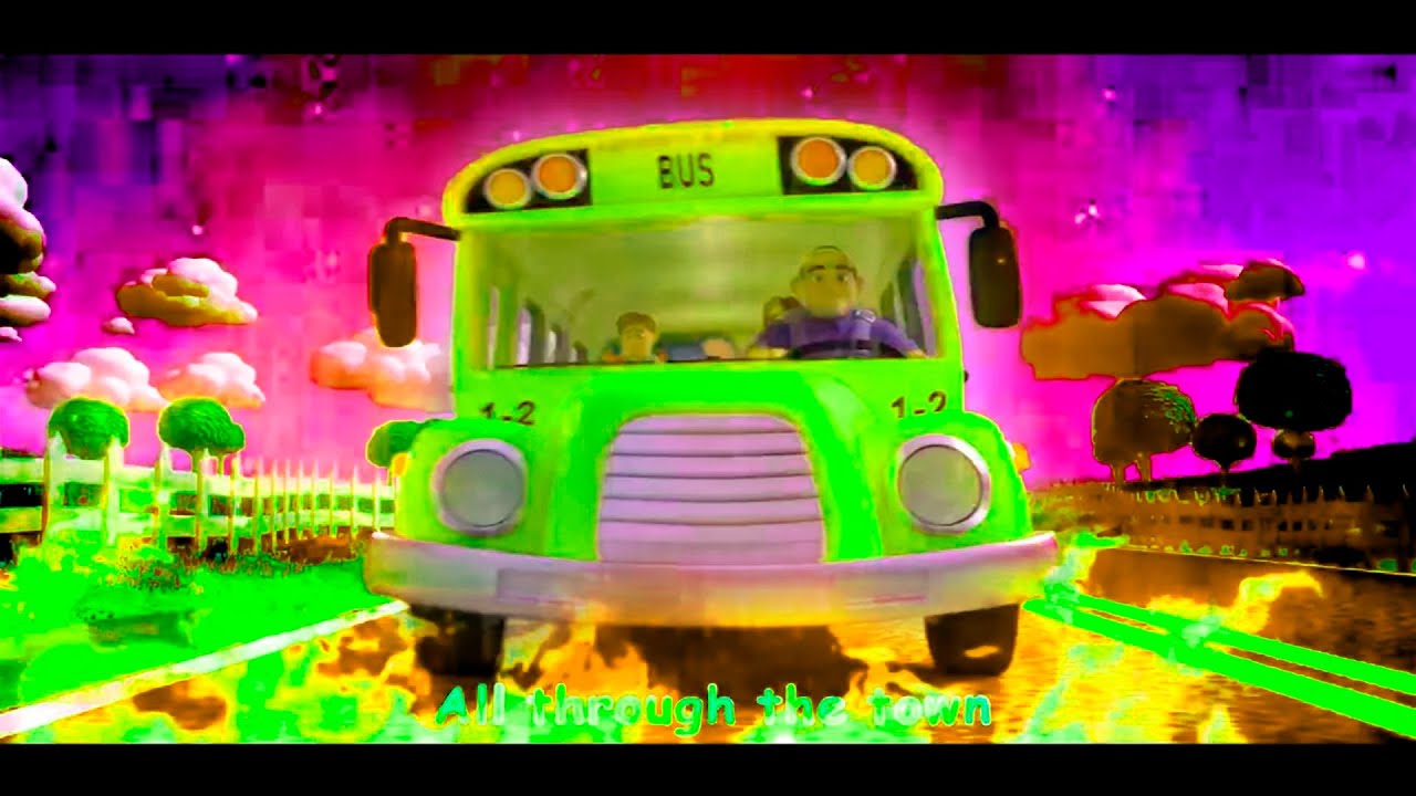 CocoMelon Wheels On The Bus 375 Seconds memes Sound Variations - YouTube