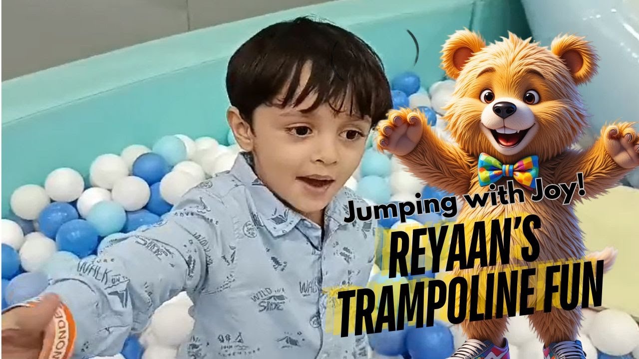 Jumping with Joy! Reyaan’s Trampoline Fun Time #kidsentertainment #FunAndLearning #jumpforjoy ...