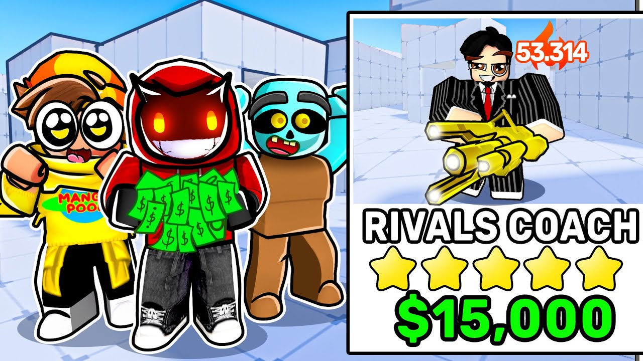 We Hired a PRO COACH in Roblox Rivals - YouTube
