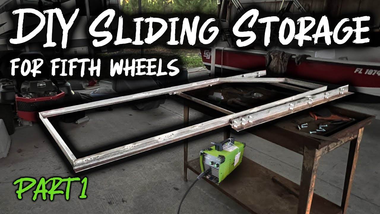 DIY Fifth Wheel Sliding Storage | Part 1 - YouTube