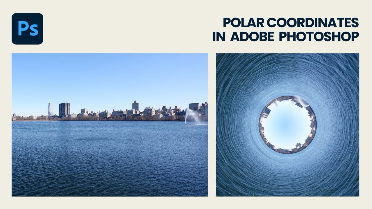 Polar coordinates in Adobe Photoshop | Adobe Photoshop Tutorials - YouTube