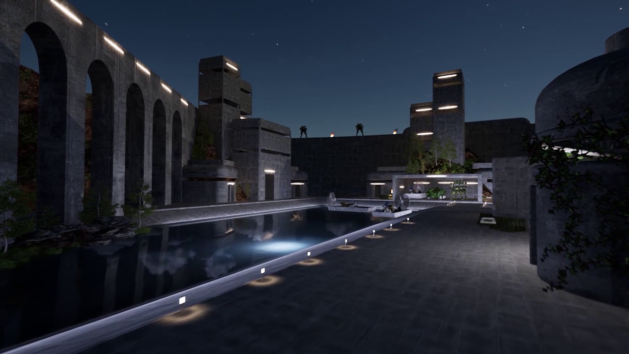 The Compound: The interior military base - YouTube