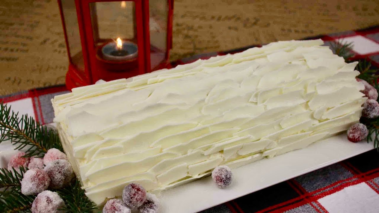 Gingerbread Yule Log Cake | Buche de Noel - YouTube