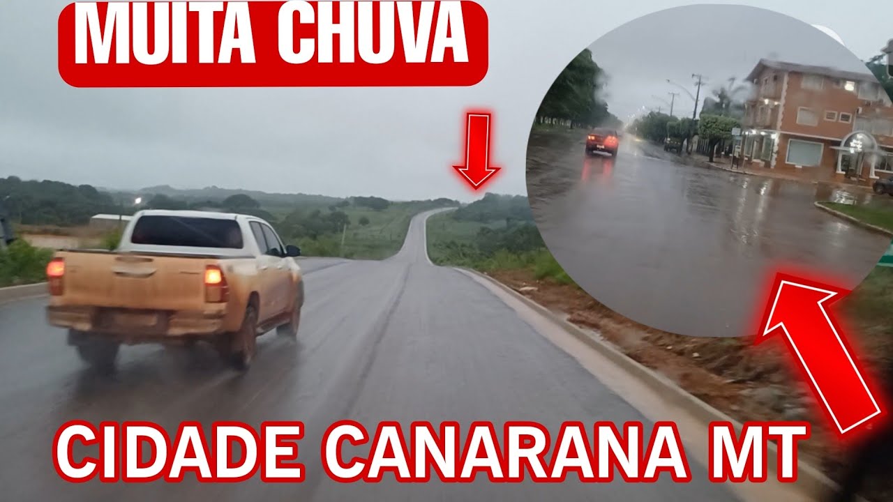 Muita Chuva na Cidade Canarana Mato Grosso - YouTube