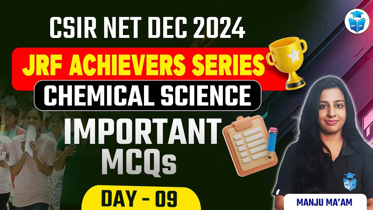 CSIR NET Chemical Science MCQs | CSIR NET Chemistry Important Questions ...