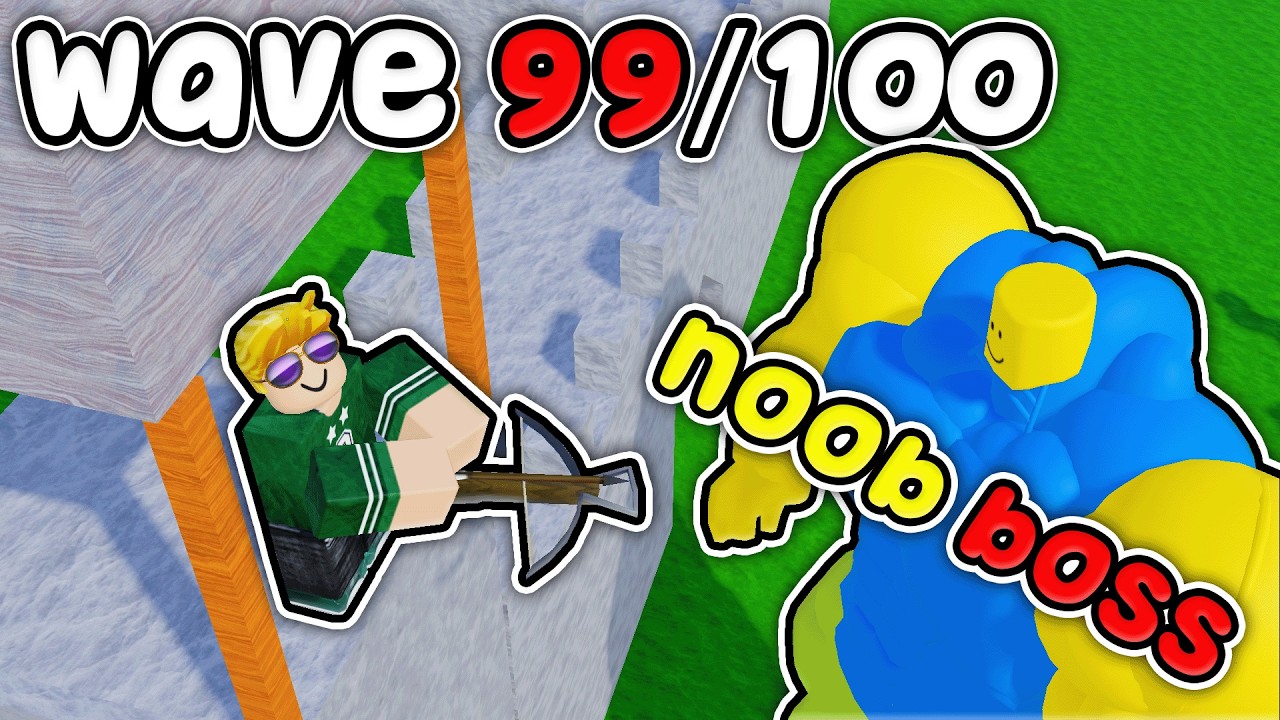 PROTECTING MY BASE FROM POWERFUL NOOBS IN ROBLOX NOOB INVADERS... - YouTube