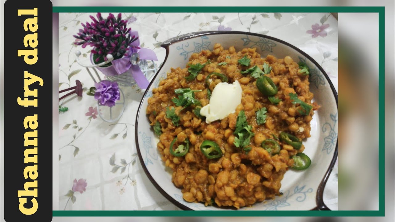 Channa Daal Fry By "FOODY WOODY" 😊 - YouTube