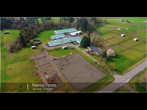Equestrian Estate on 40+ acres ~ Narnia Farms, Aurora, Oregon - YouTube