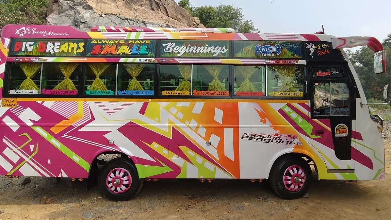 நம்ம சேலம் வண்டி | Coach Van Sales In Tamilnadu | Full Fitting Tata 407 ...