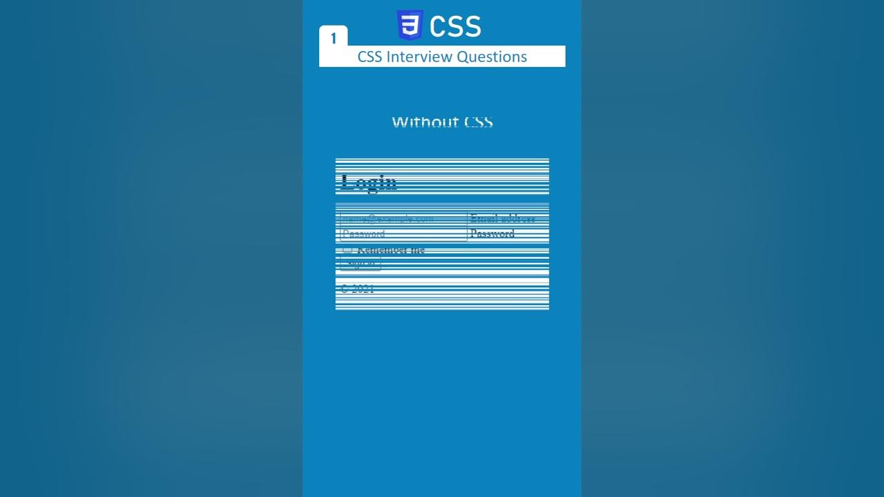 What Is Css Css Coding Webdesign Css3 Cssinterview Short Shorts Youtube