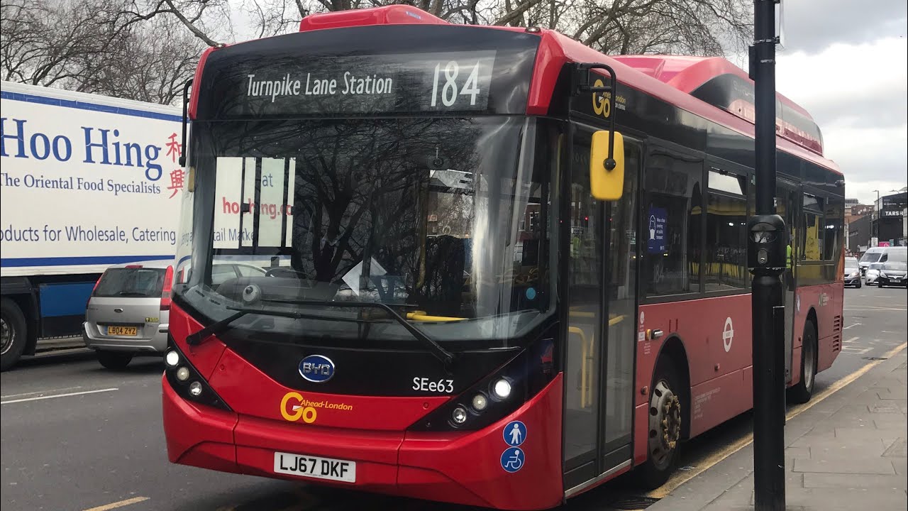 Recent Transfer | Journey on Route 184 | SEe63 (LJ67DKF) - YouTube