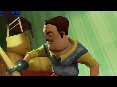 Hello neighbor kısa Bug videosu