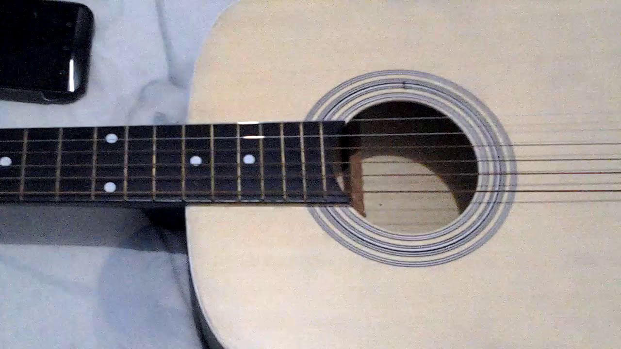 Hey guys meet my new friend guitar - YouTube