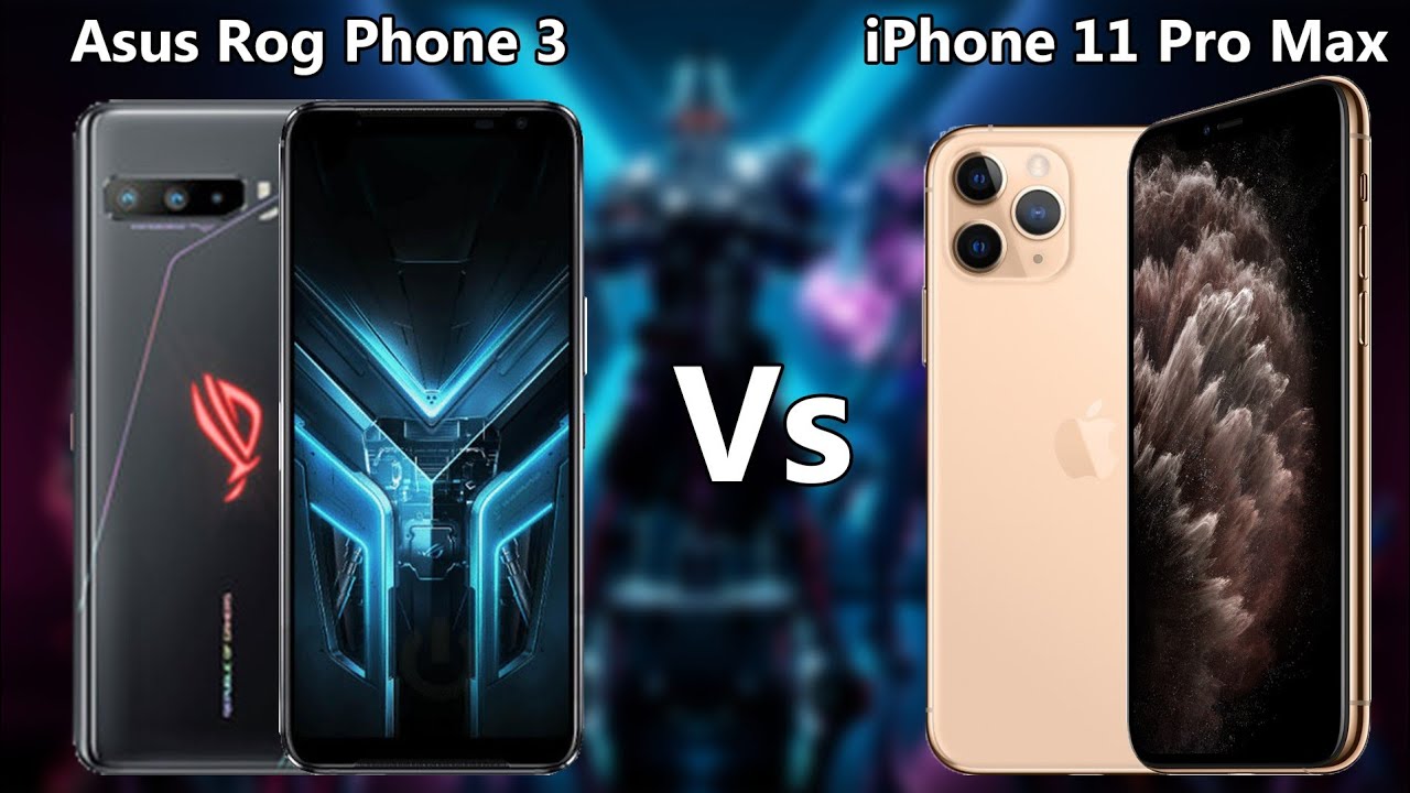 Asus rog phone 3 vs iphone 11 pro max | 5G | Camera, Performance, Price ...