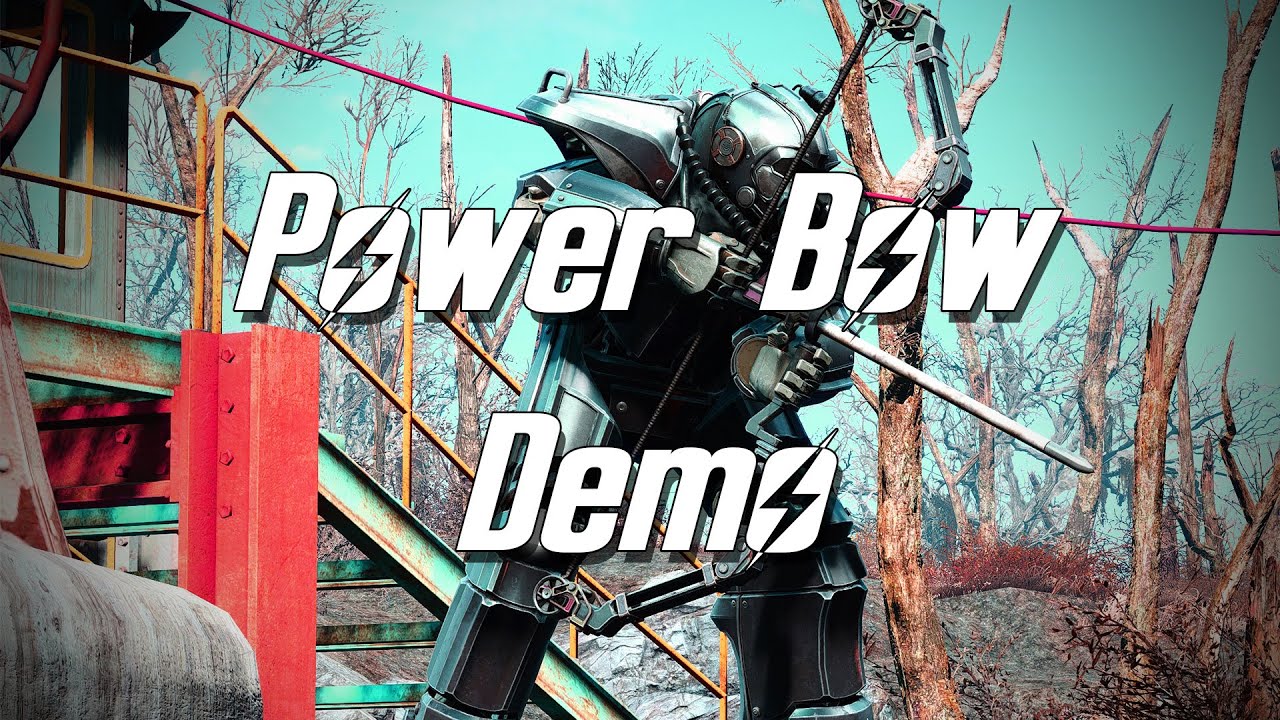 A Bow built for Power Armor - YouTube