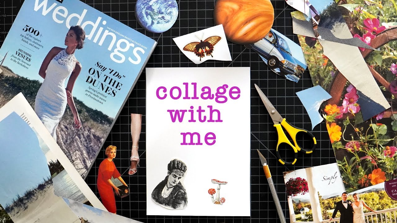 Adding to the Wacky Wedding Photo Album | Collage with me! - YouTube