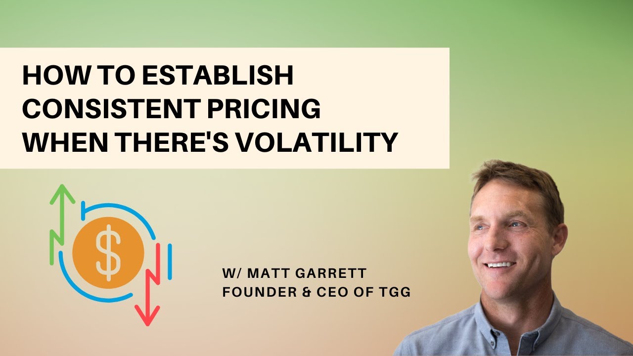 How to Establish Consistent Pricing When There's Volatility - YouTube