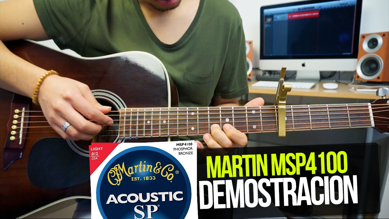 CUERDAS MARTIN MSP4100 - PRUEBA DE SONIDO - YouTube