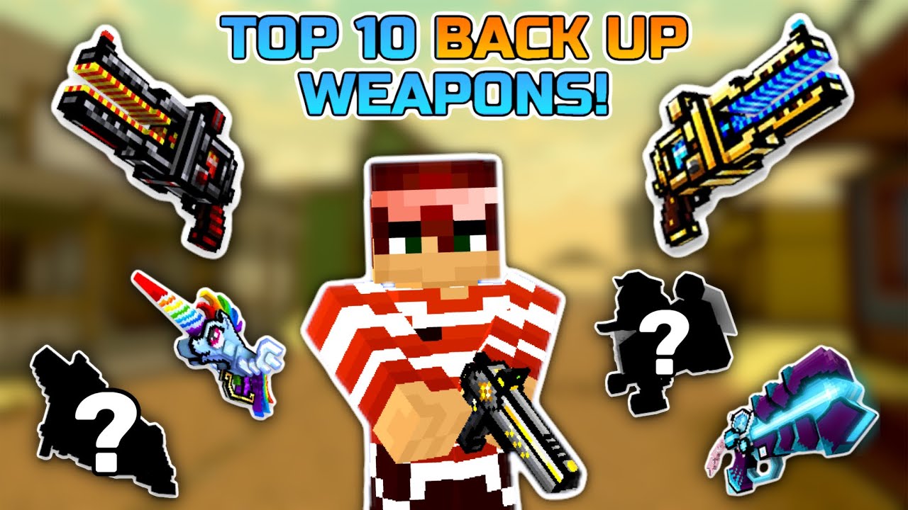 TOP 10 BACK UPS in Pixel Gun 3D! [Updated List] February 2023 - YouTube