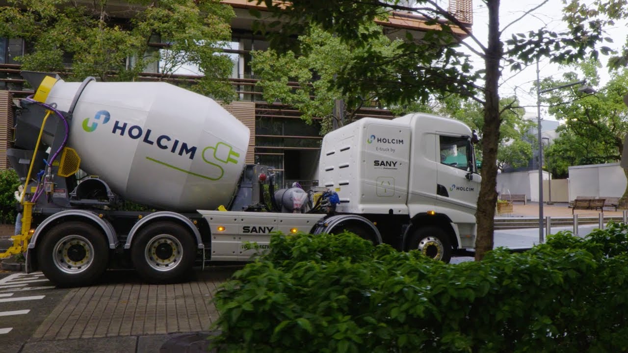 Holcim Australia Ready-Mix Concrete Trucks | Site & Fleet Montage - YouTube