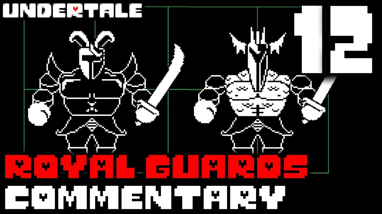Undertale Walkthrough Part 12 - Fighting The Royal Guard Bros & Ticking ...