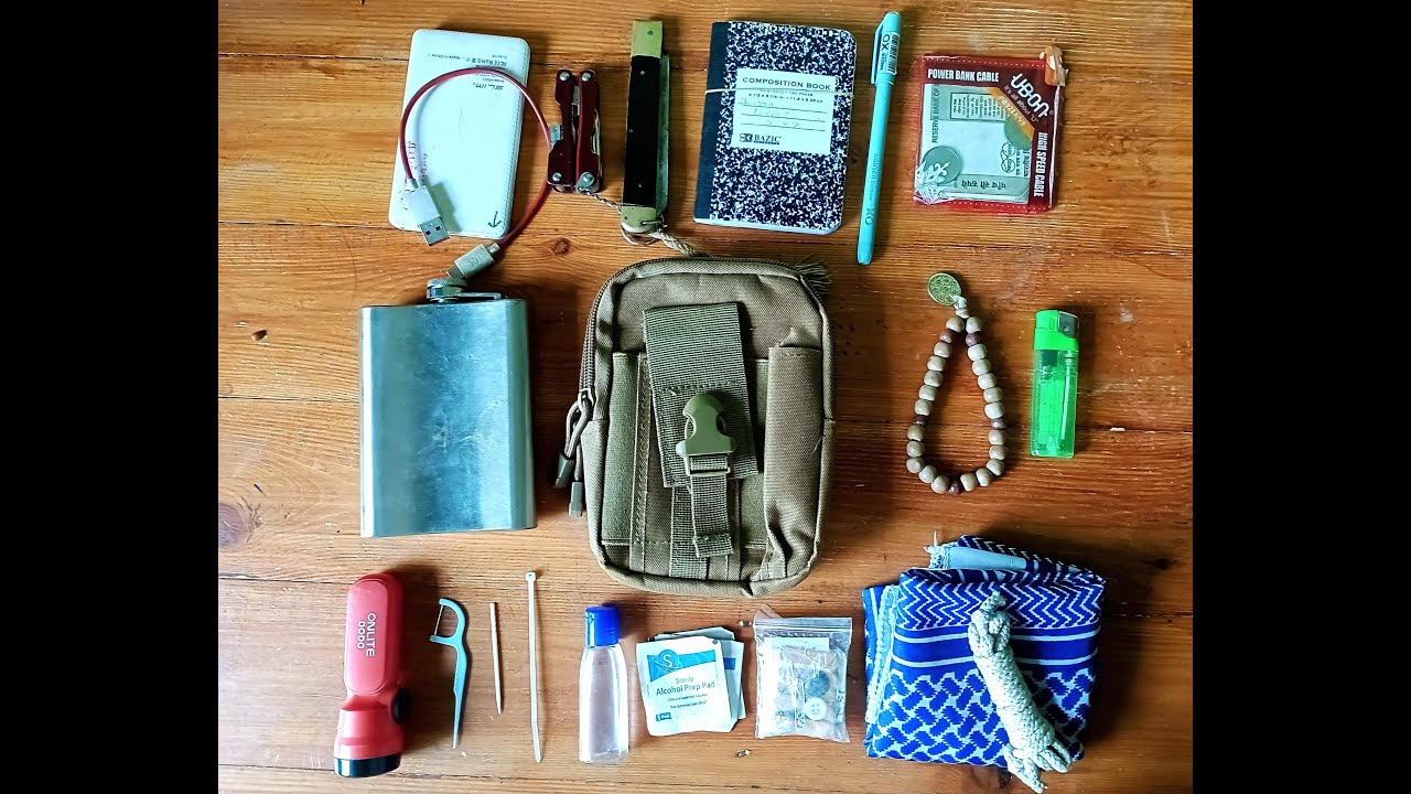 Micro EDC pouch setup - YouTube