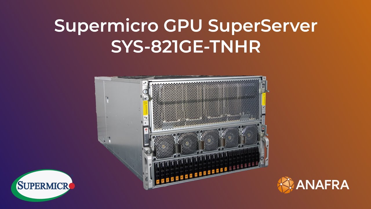 Supermicro SYS-821GE-TNHR: GPU server for simulations, analytics, and ...