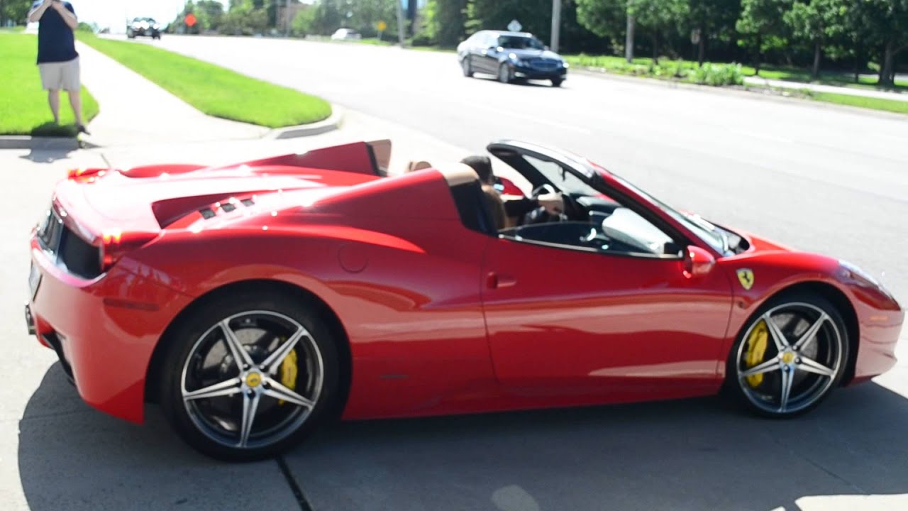 Ferrari 458 Spider Acceleration - YouTube
