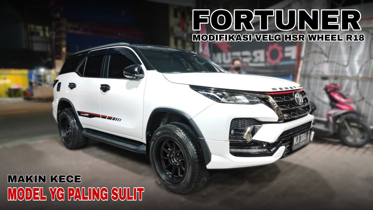 FORTUNER USE VELG HSR WHEEL RING 18 TYPE TOBOALI || VELG YG BANYAK DI ...