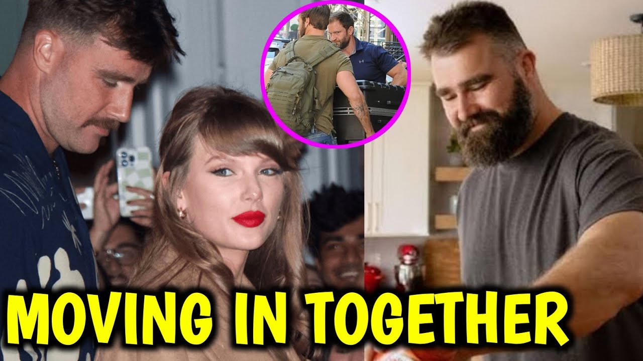 Jason Kelce HELPING Taylor Swift And Travis Kelce Move In into their ...