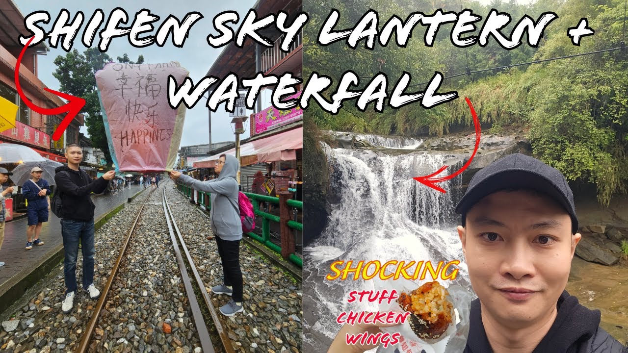 【Taiwan】SHOCKING Shifen Stuff Chicken Wings | Shifen Sky Lantern ...