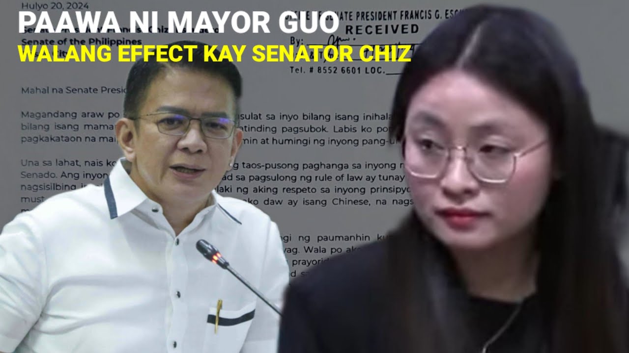 MAYOR GUO NAGSORRY KAY SENATOR CHIZ | Mayor Alice Guo latest update ...