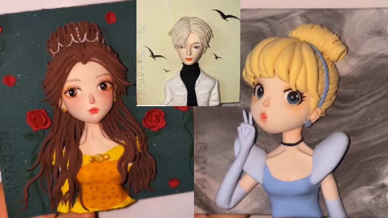 Transparent Clay : 3D Painting #Clay Handmade #clayartl #Clay Handmade ...