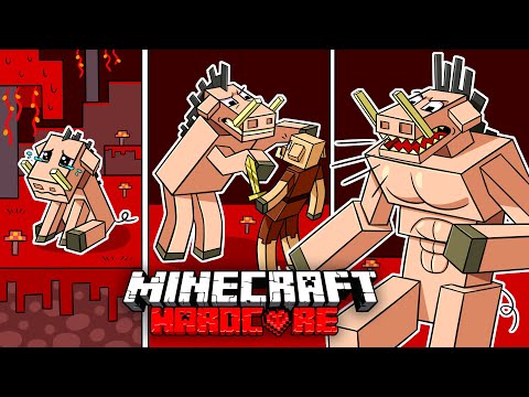Ich habe 1000 TAGE als ZOGLIN in HARDCORE Minecraft überlebt! (Zusammenstellung)
