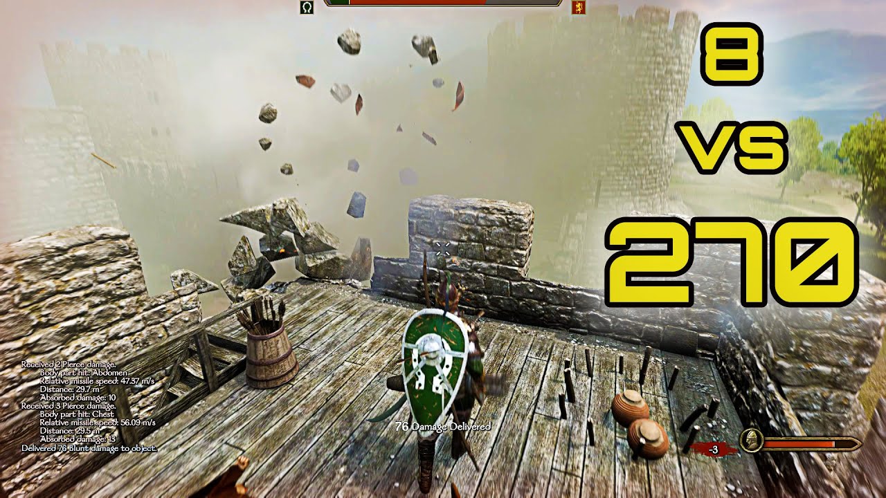 How to Conquest Castle With 8 Men Army? - Mount&Blade II Bannerlord ...