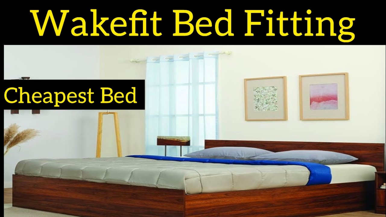 Taurus Engineered Wood Bed with Storage | Wakefit | Bed Unboxing | Bed ...