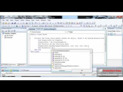 Graphics Tutorial Visual Basic 2008 - YouTube