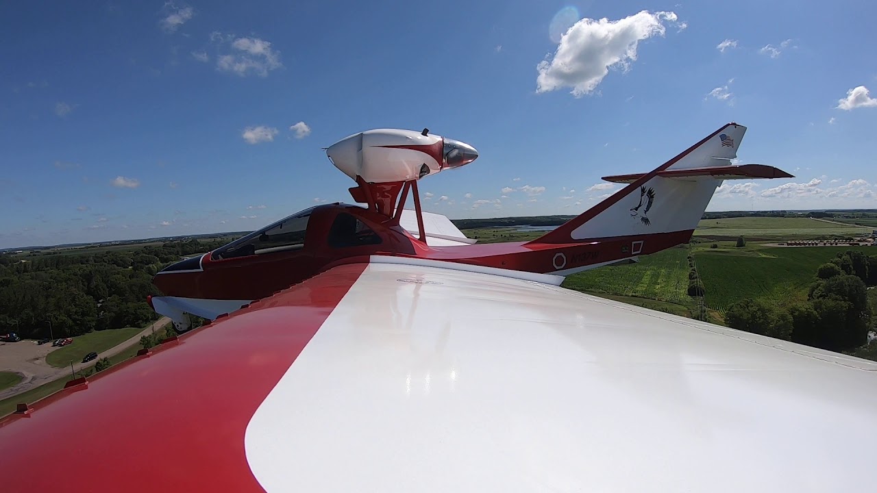 Osprey 2 landing using aerodynamic braking - YouTube
