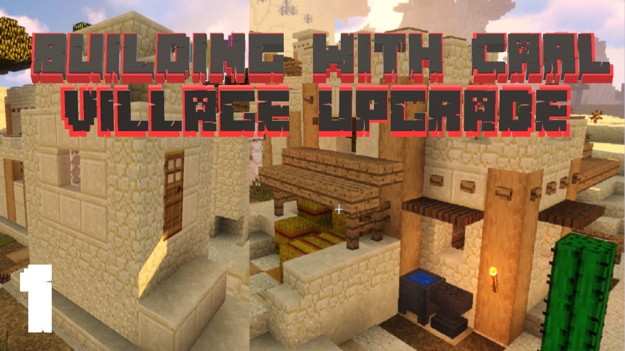 Minecraft. How to upgrade a desert farm house - YouTube