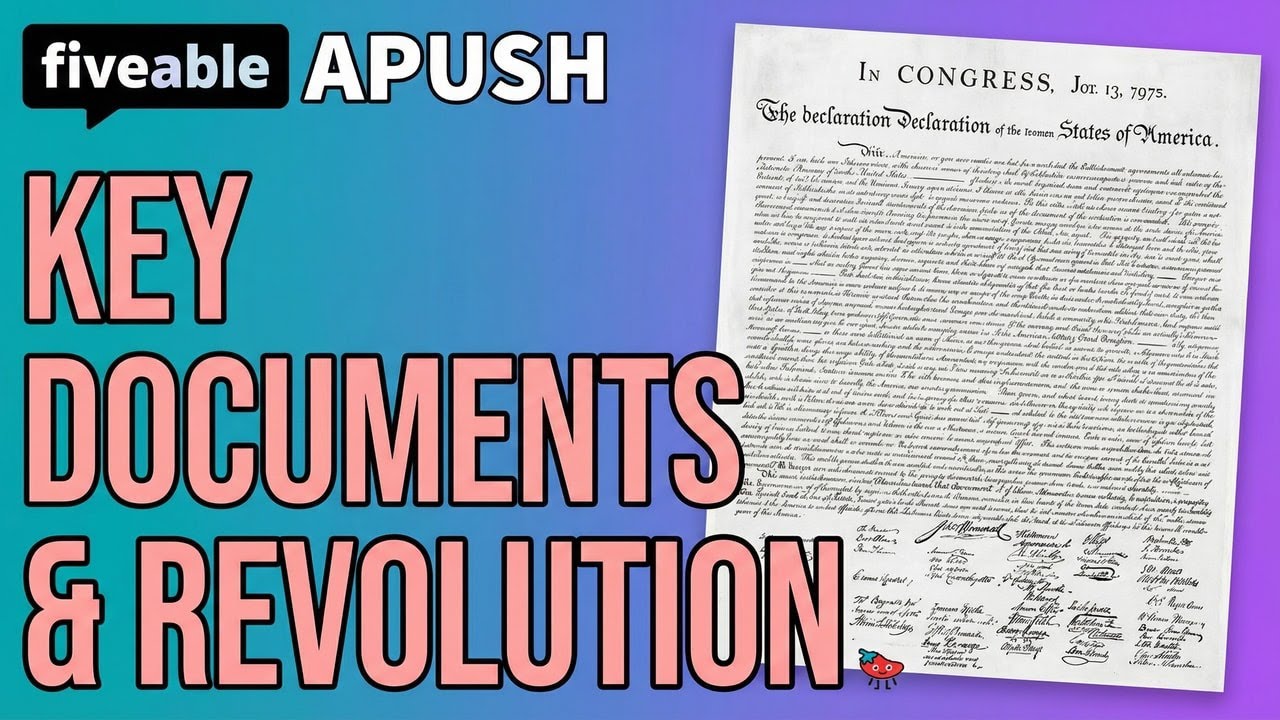 APUSH - Revolutionary Documents & DBQ Analysis | Fiveable Cram Archive