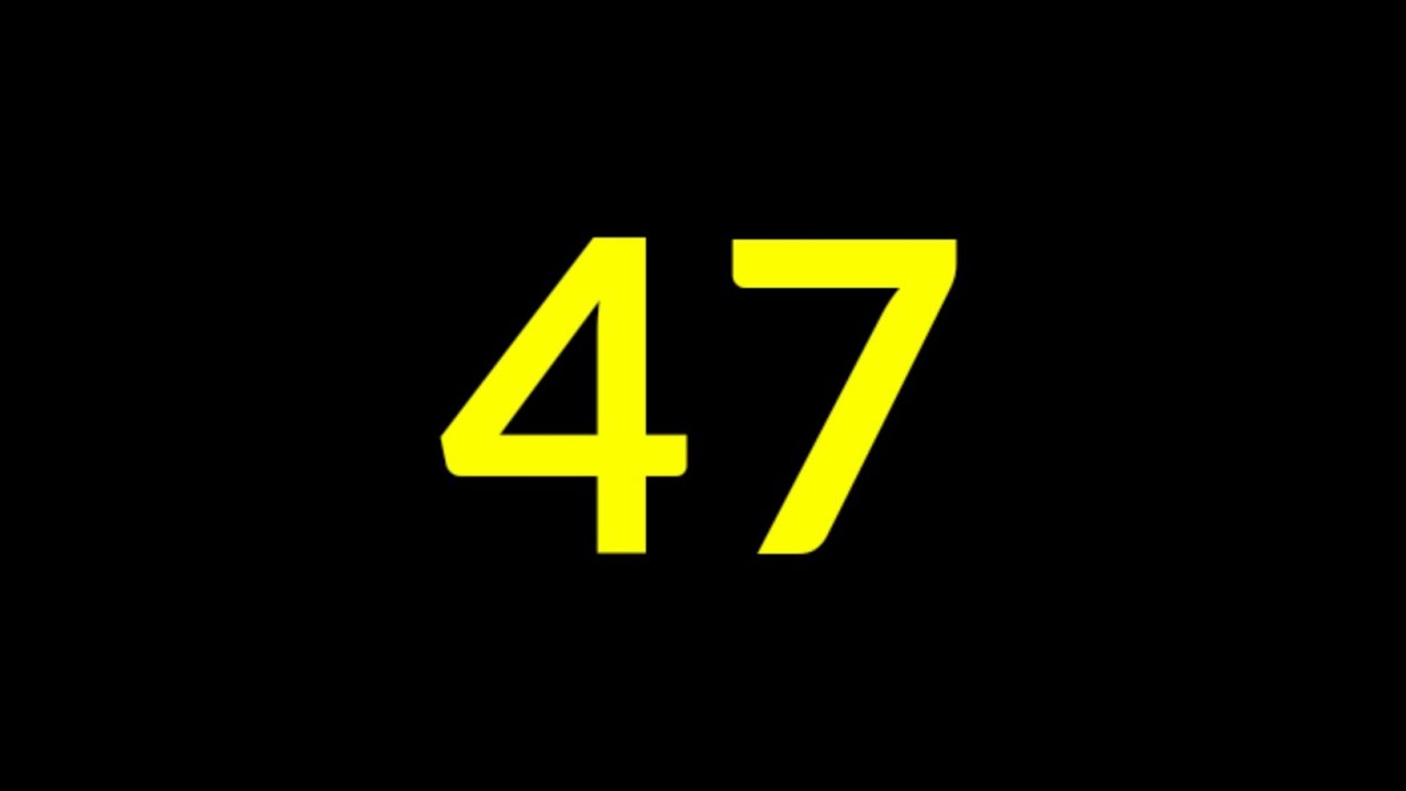 47 Second Countdown Timer With Sound Effect - YouTube