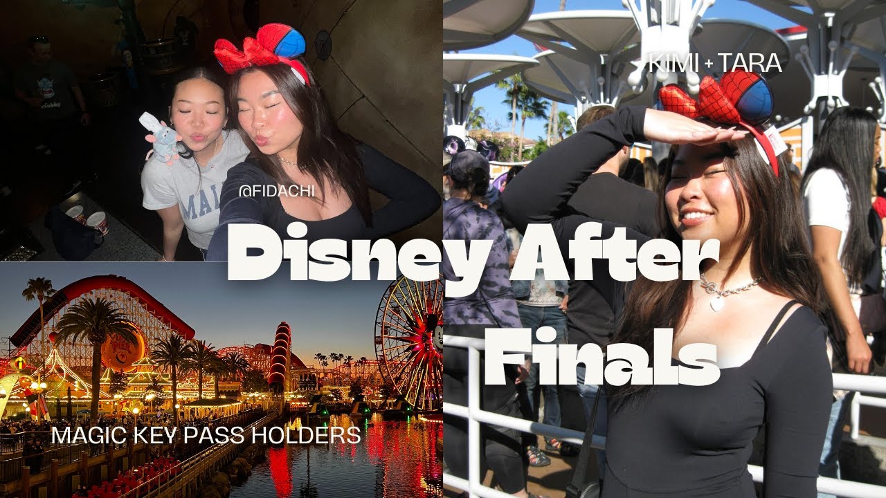Kimi+Tara | COMPANY D, Disney after Finals, Tara’s FIRST TIME Magic Key Pass Holder - YouTube