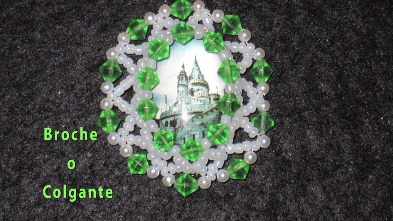 DIY - Broche o Colgante DIY - Brooch or Pendant - YouTube