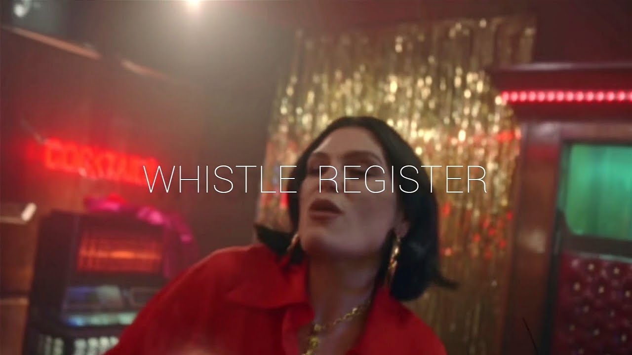 JESSIE J - WHISTLE REGISTER & WHISTLE EXCLAMATIONS/SQUEAK - YouTube