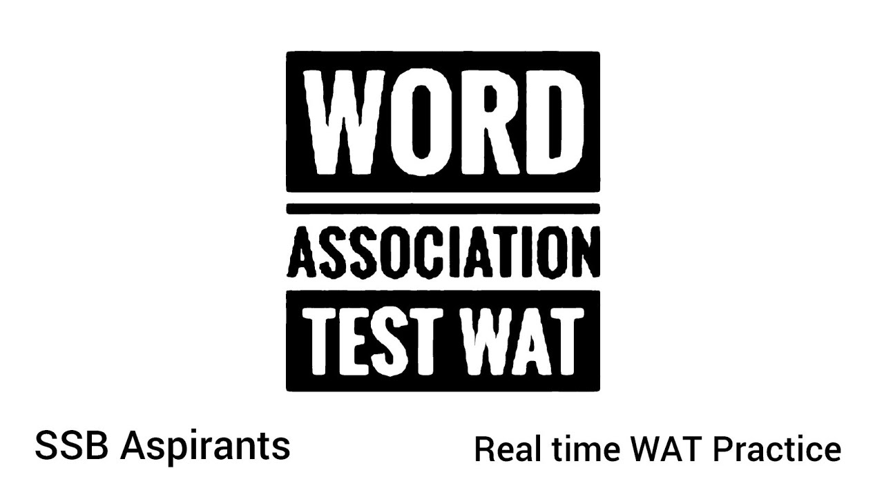 WAT(word association test) practice | AFSB SSB | Real time WAT practice ...