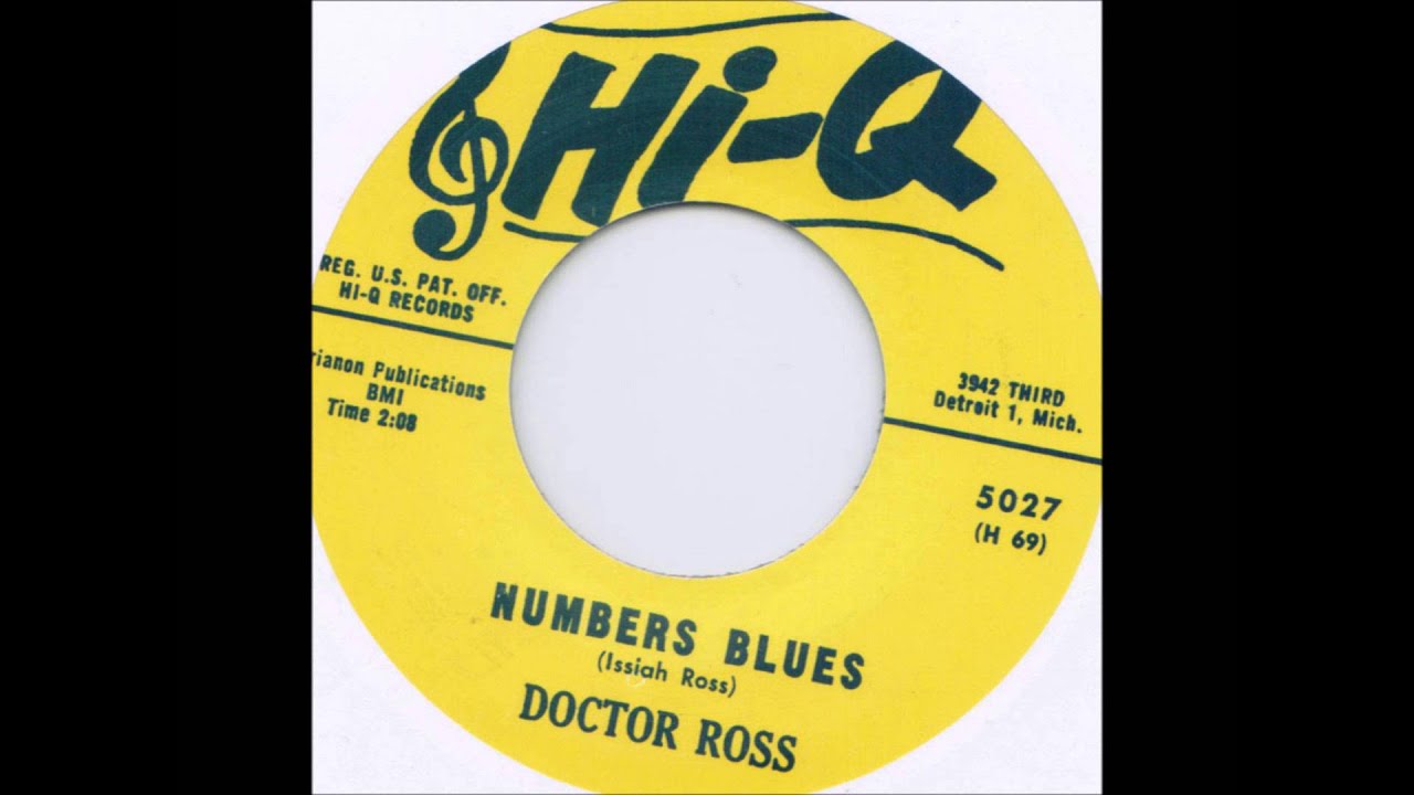 Doctor Ross - Numbers Blues - YouTube