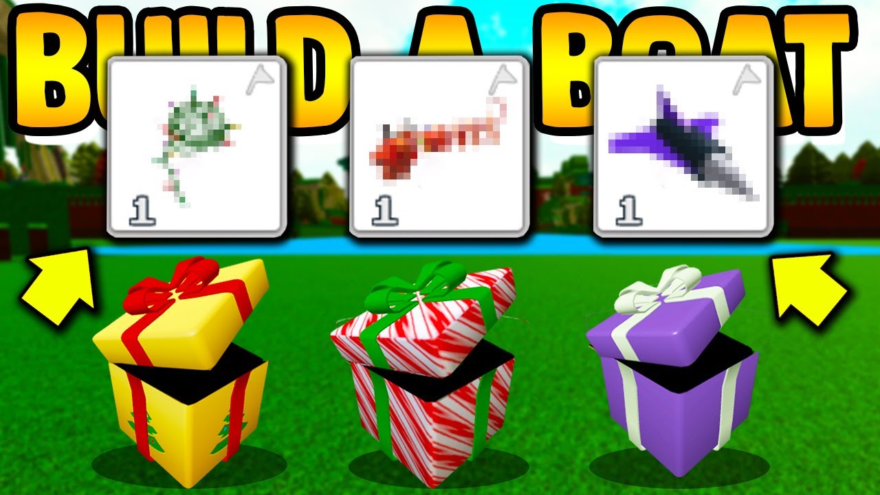 What's INSIDE NEW GIFTS!? | Build a boat for Treasure ROBLOX - YouTube