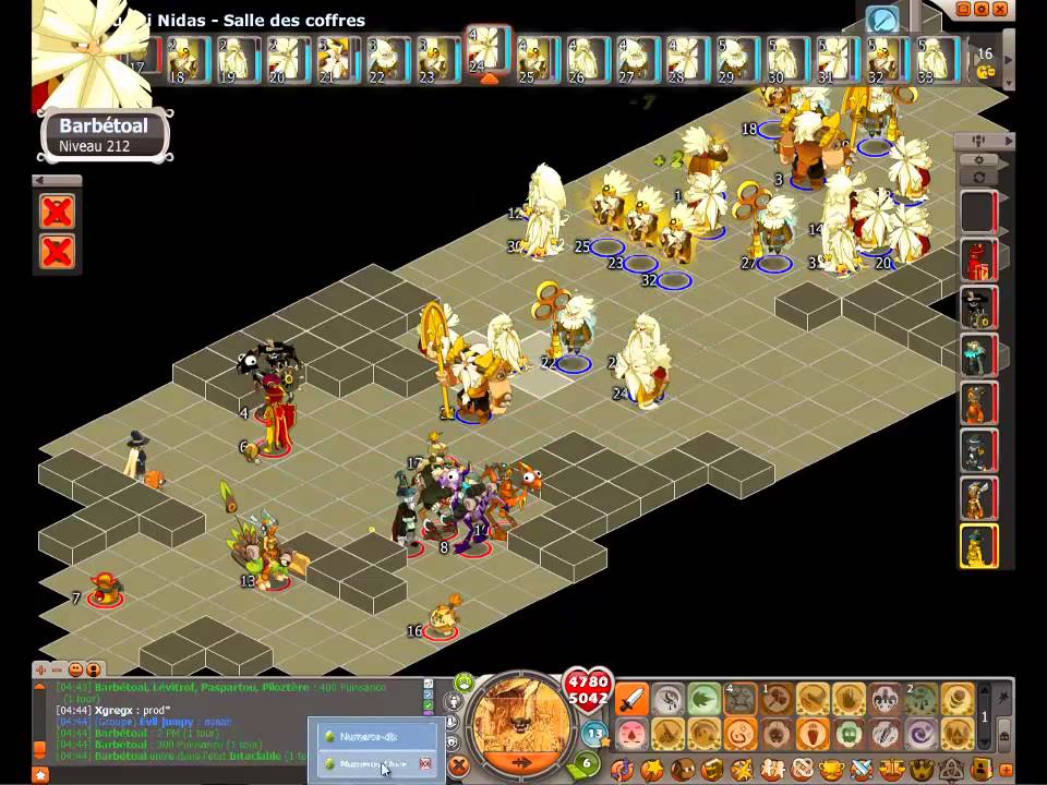 [Dofus HD ] Roi Nidas (sacri/sadi) - YouTube
