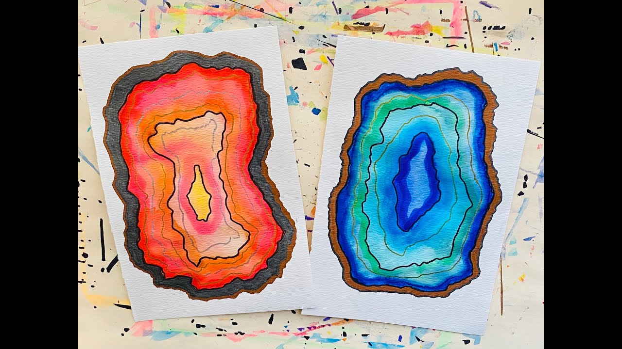 Marker Geodes part 1 - YouTube
